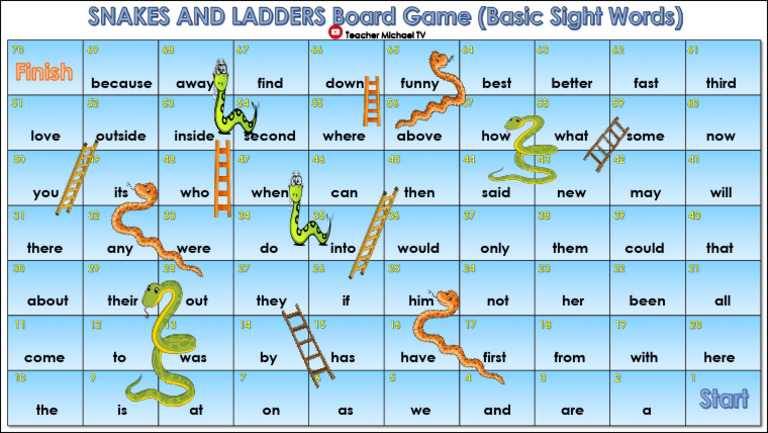 Snakes and Ladders Board Game | PDF