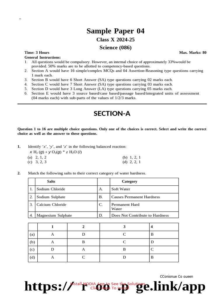 Sample 4 | PDF | Chemistry | Chemical Substances
