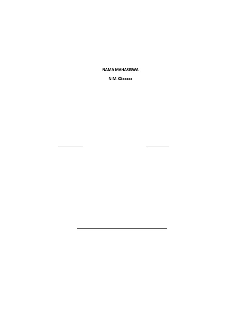 Halaman Pengesahan Stase Kehamilan | PDF