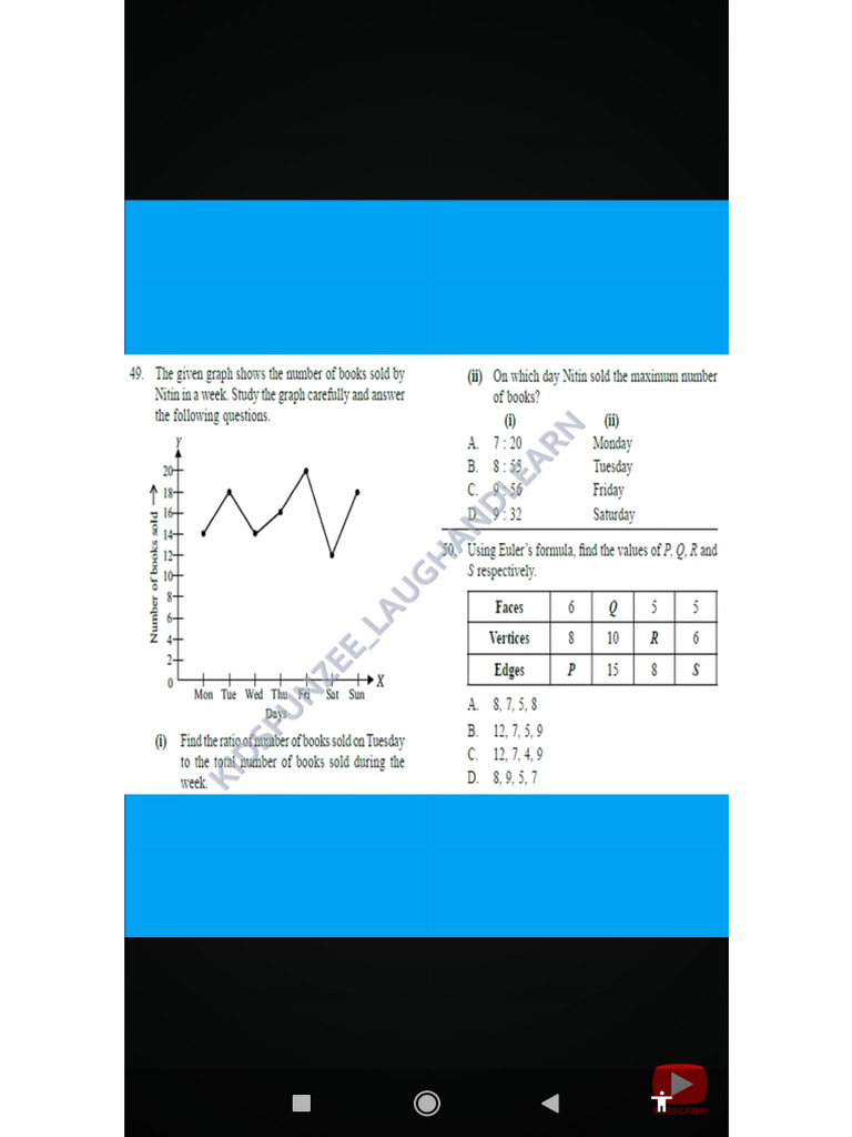 SOF Previous Year Paper Class 8 | PDF