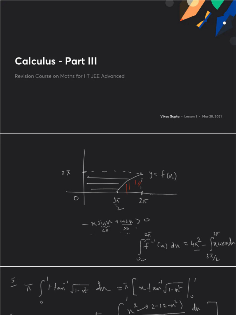 Calculus Part III With Anno | PDF
