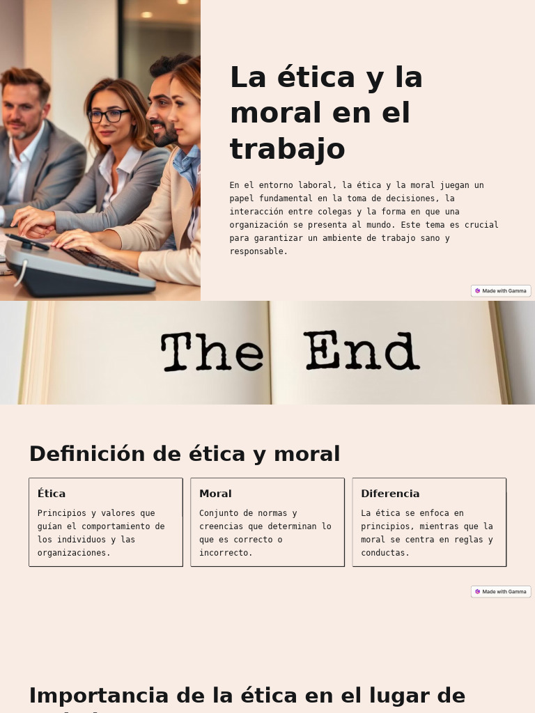La Etica y La Moral en El Trabajo | PDF | Moralidad | Comportamiento
