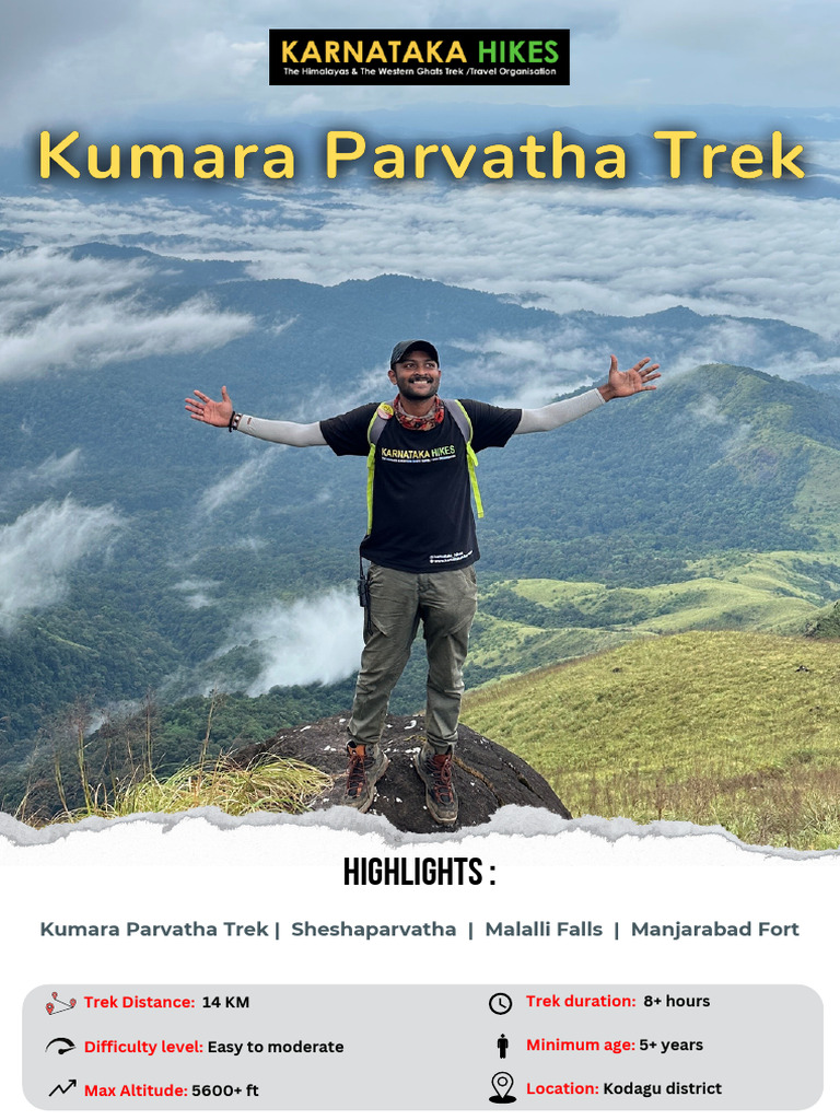 Kumara Parvatha Trek Overview | PDF | Hiking | Insurance