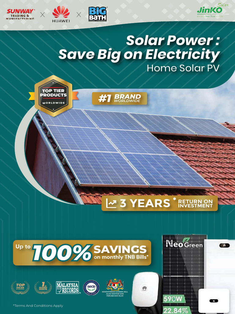 BigBath Flyer A3 Latest 1 | PDF | Photovoltaic System | Photovoltaics