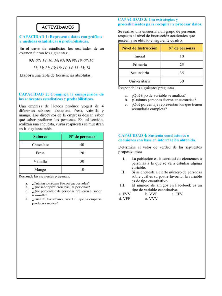 Ejercicios de Aplicacion | PDF