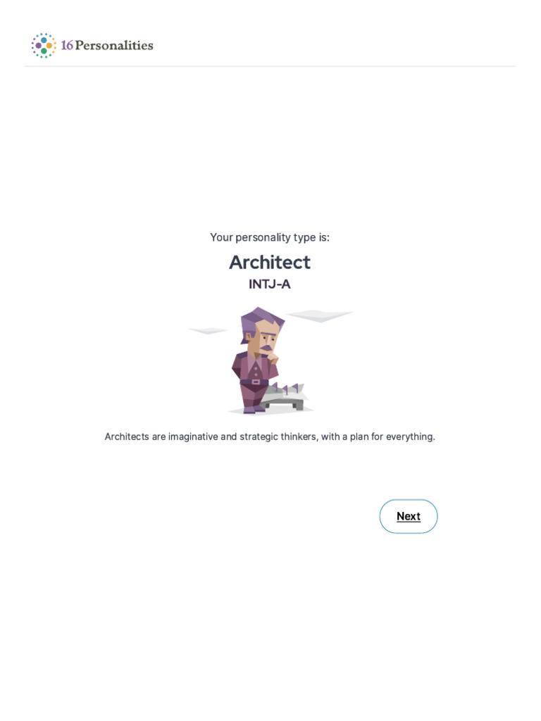 INTJ-A Architect Personality Overview | PDF