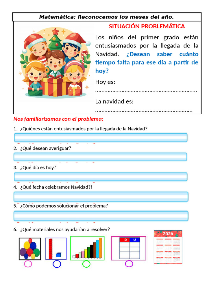 Contando los Días para Navidad | PDF