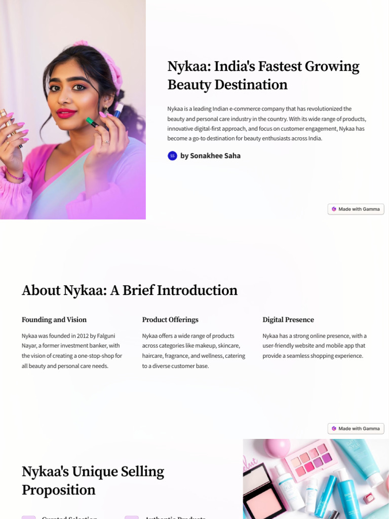 Nykaa: India's Beauty Hub Revolution | PDF | Business Process ...