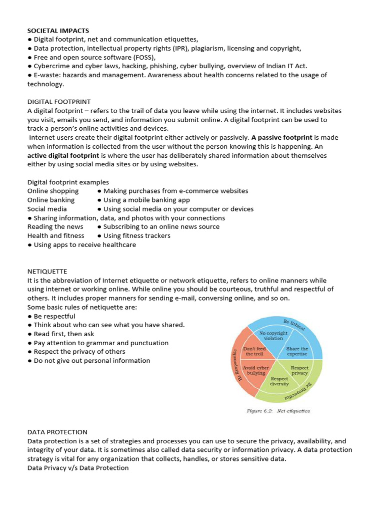 Worksheet XII IP Societal Impacts | PDF | Cybercrime | World Wide Web
