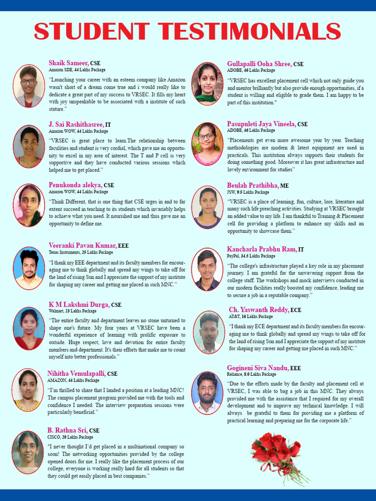A4 Testimonials 2024 Pdf