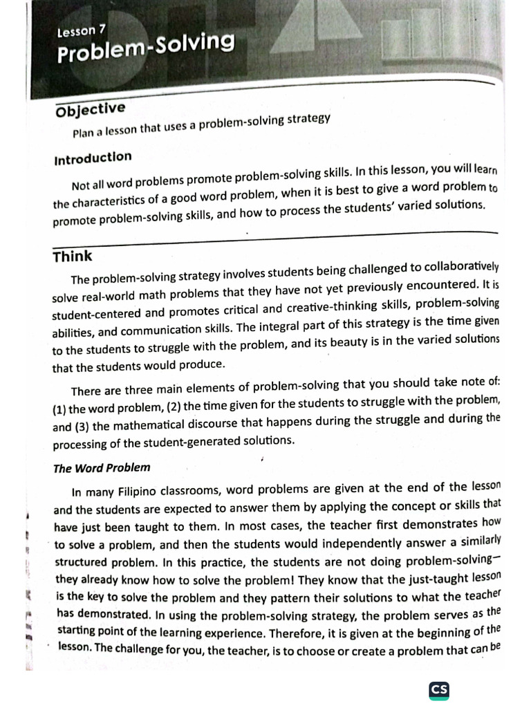 Lesson 7 - (Math) | PDF