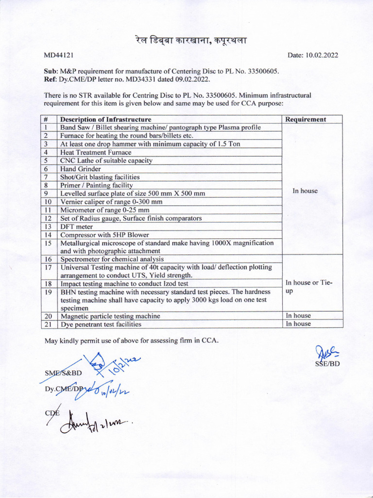 Centering Disc - Forging - 33500605 | PDF