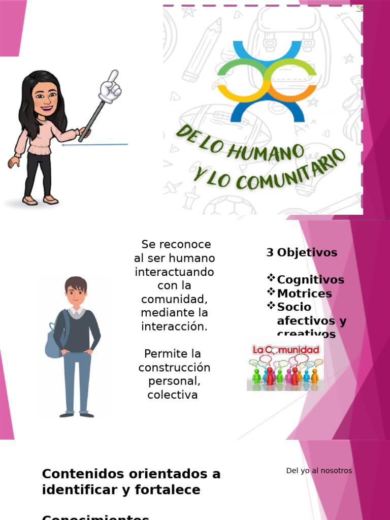 De Lo Humano y Lo Comunitario | PDF | Aprendizaje | Sevicio de aprendizaje