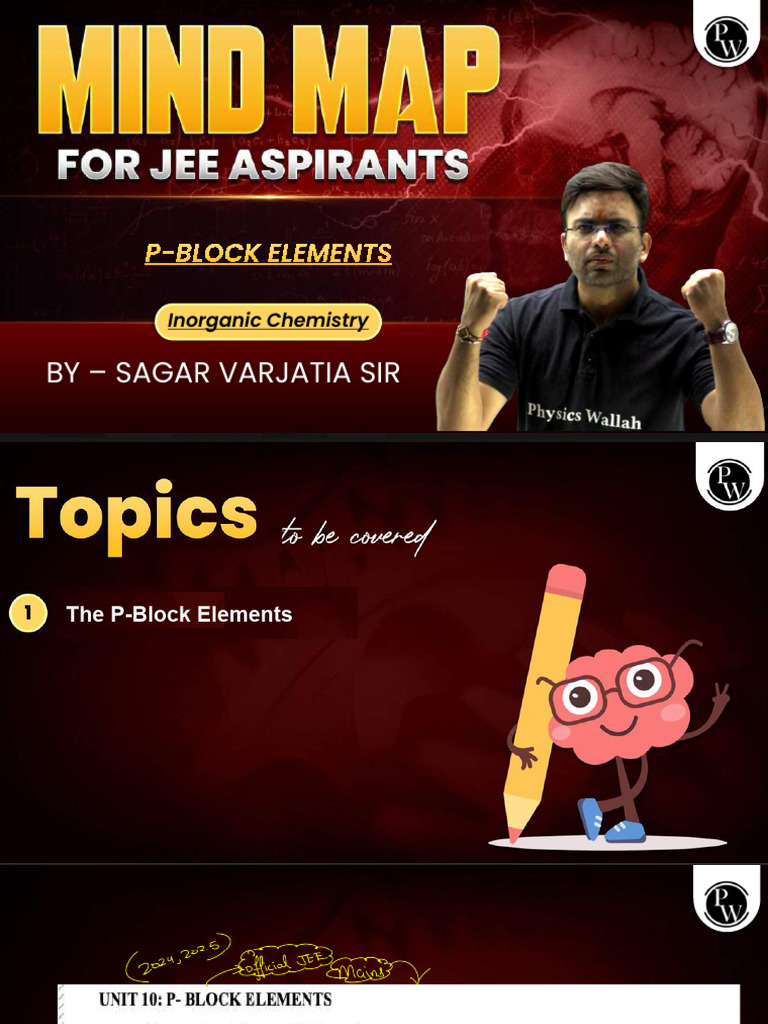 The P-Block Elements - Class Notes | PDF | Chemical Bond | Sulfuric Acid