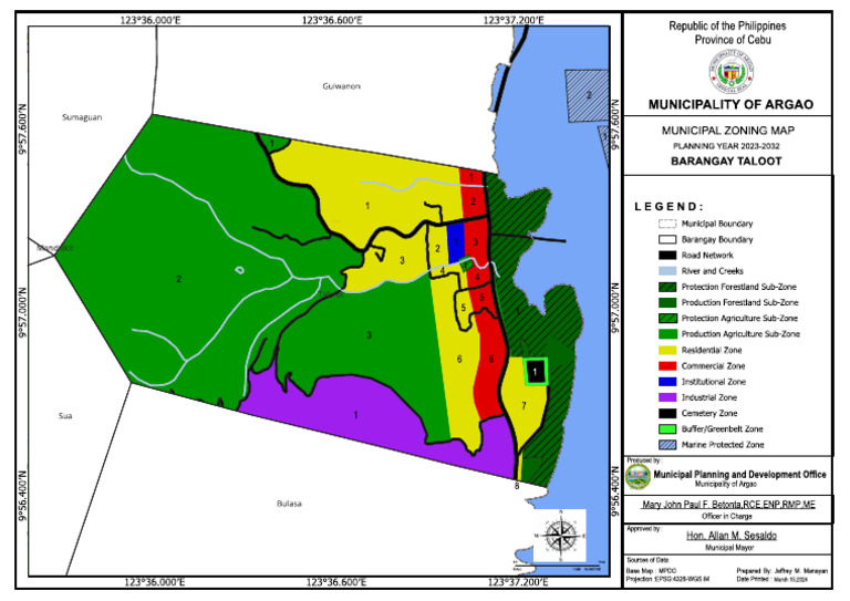 Taloot Zoning Map | PDF