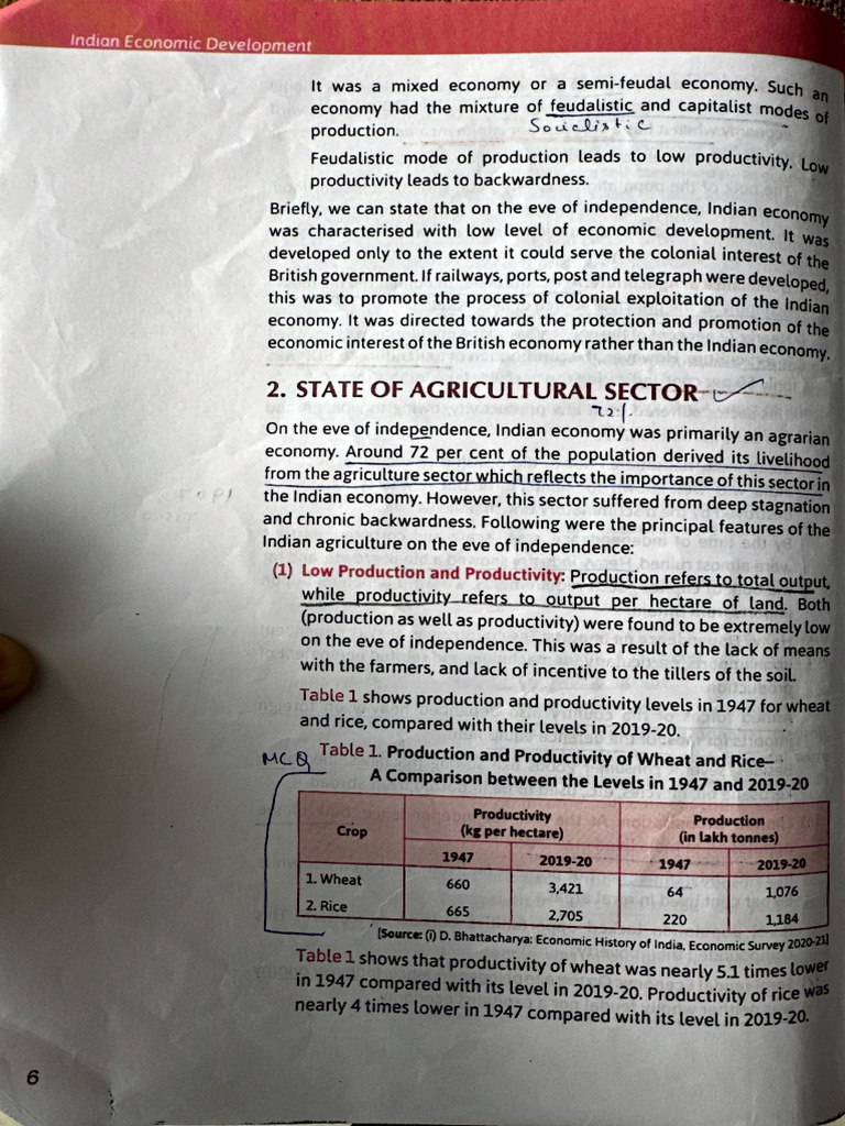 INDIAN ECO PG-3 | PDF | Agriculture | Economies