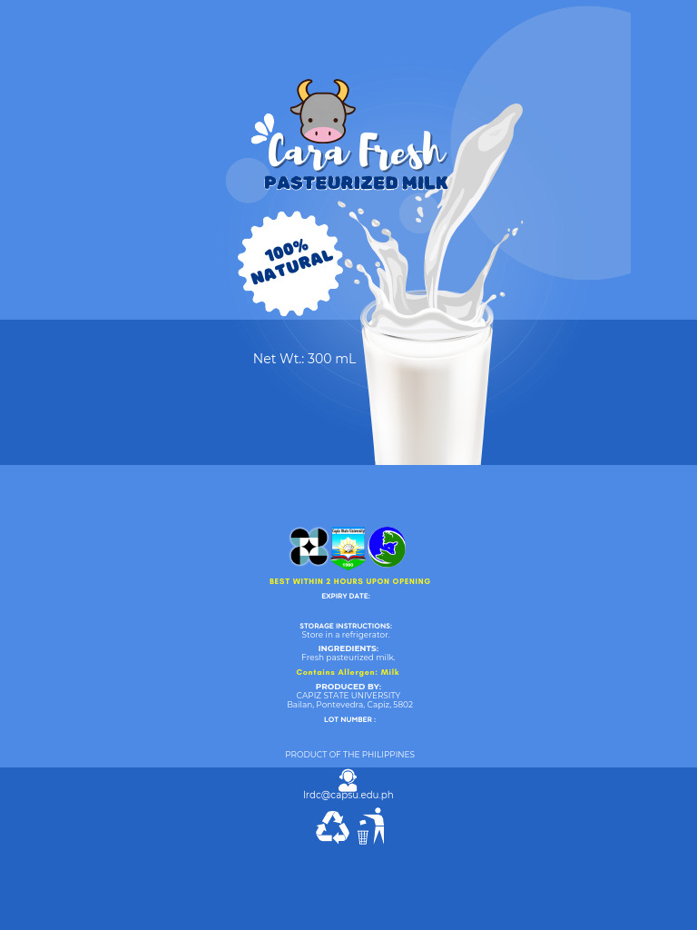 CapSU Milk Product Packaging Design | PDF