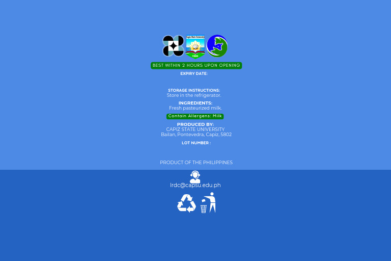 CapSU Milk Product Cover | PDF