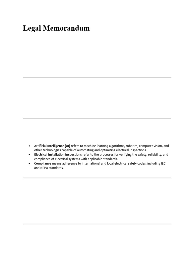 Applying The Concepts of AI To Electrical Installation Inspection ...