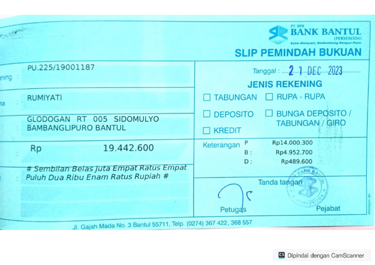 Rumiyati Kwitansi | PDF