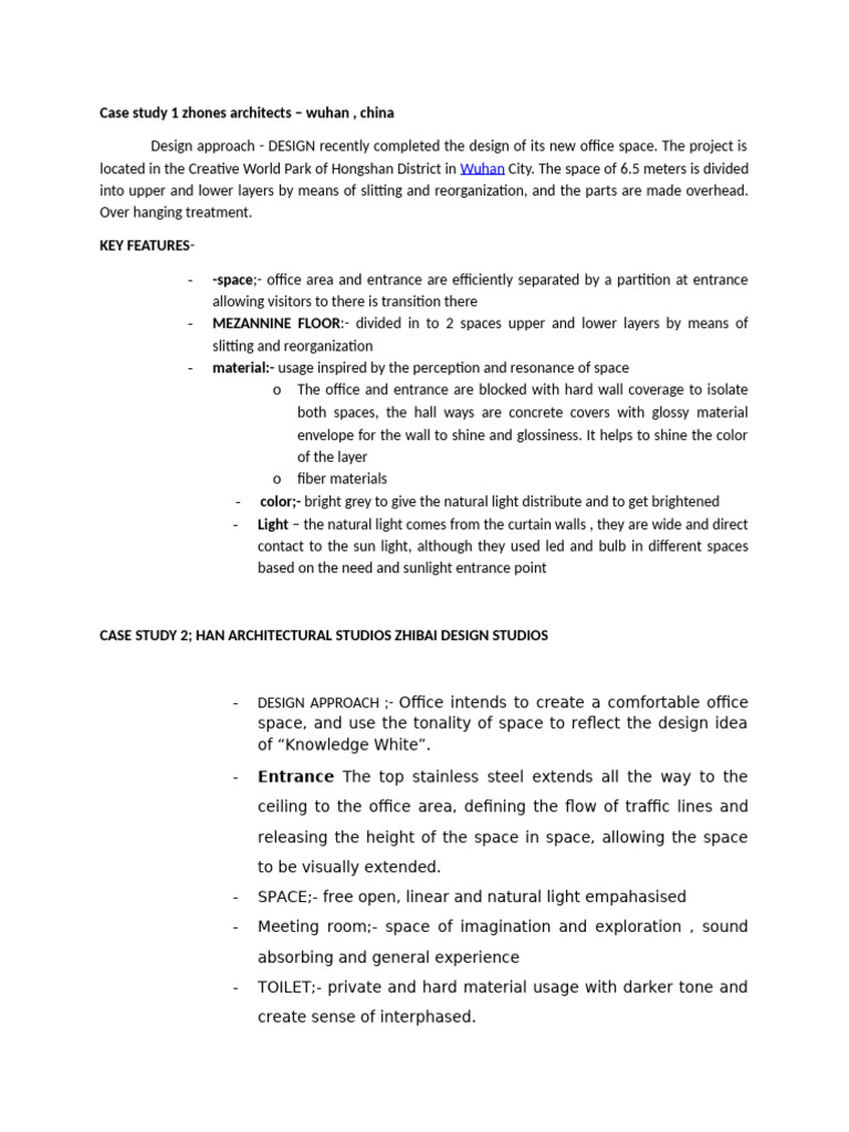 case study analysis | PDF | Wall