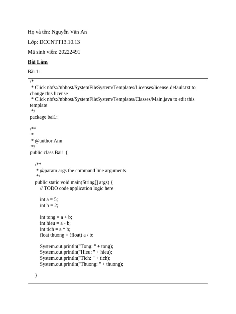 NguyenVanAn Lab2 Ngay 8 8 | PDF | Computer Engineering | C++