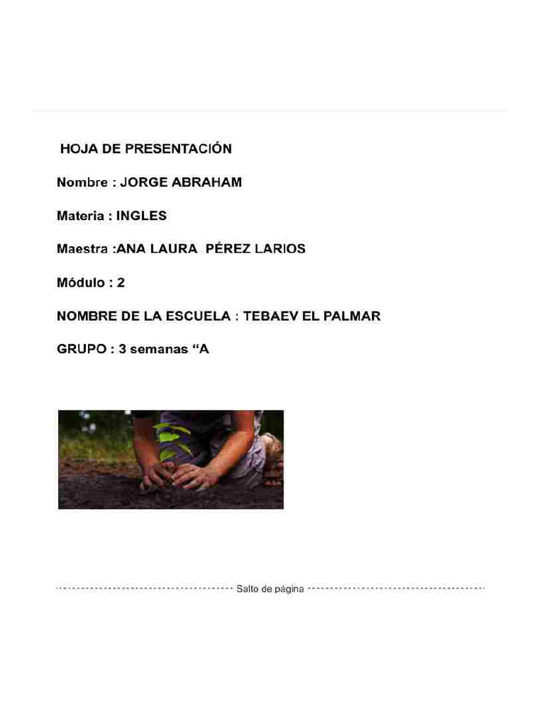 Ingles Proyec 2.0 | PDF