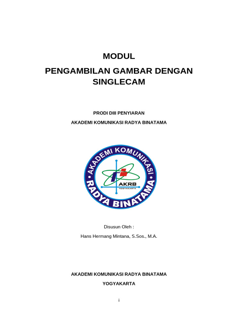 Teknik Pengambilan Gambar Single Cam | PDF