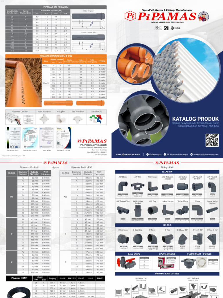 Katalog Produk Pipamas | PDF