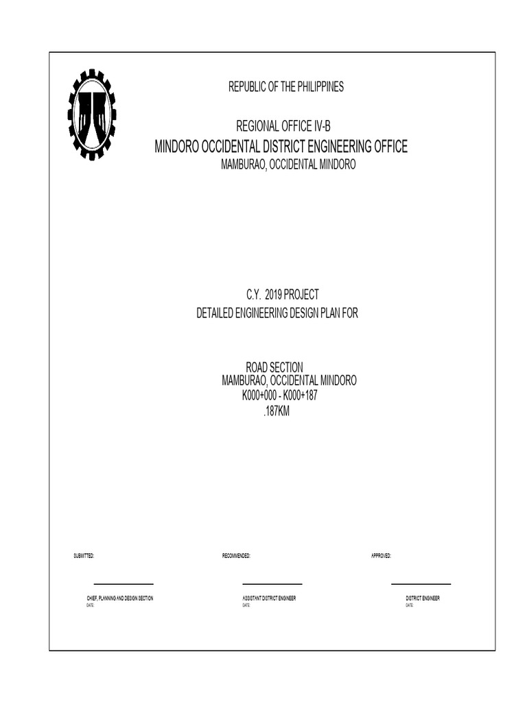 Road Sitio Bigohan, Brgy. Tangkalan, Mamburao Mindoro | PDF