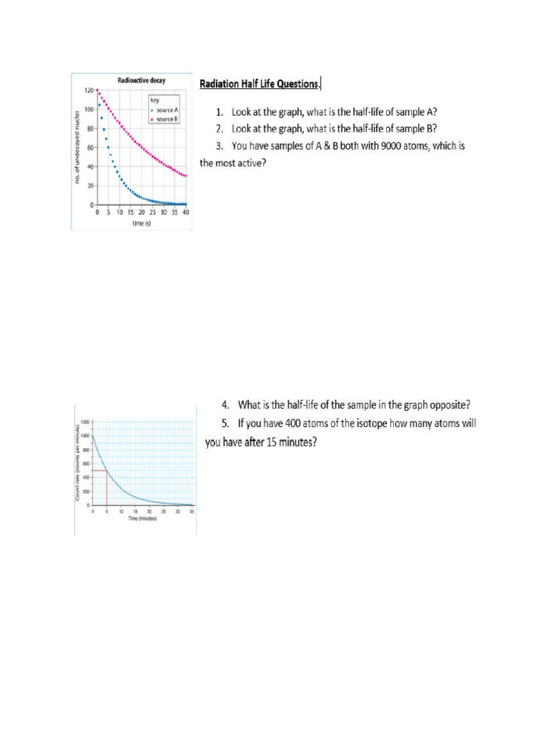 Half Life WS Graph | PDF
