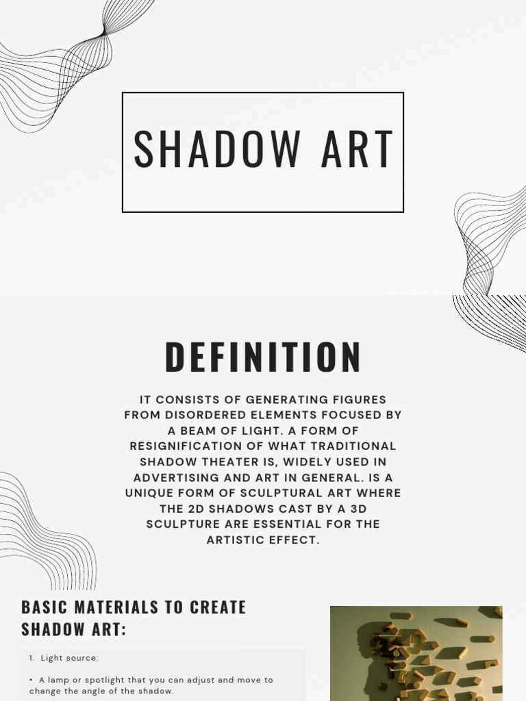 Exploring Shadow Art Techniques | PDF