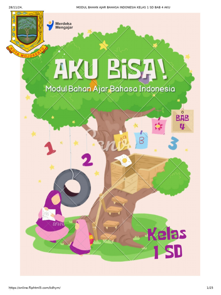 Ma Bahasa Indonesia Kelas 1 SD Bab 4 Aku Bisa! | PDF