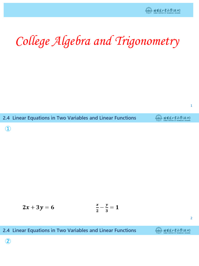 PreCalculus 2.4-2.5 - 20241023 | PDF | Derivative | Function (Mathematics)