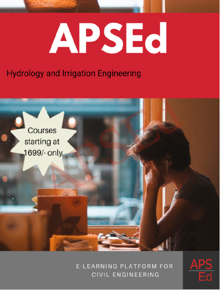 APSEd Hydrology and Irrigation Material Lyst4840 | PDF | Precipitation | Spillway