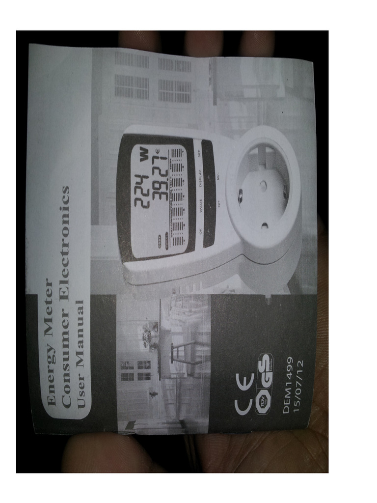 Energy Meter User Manual | PDF