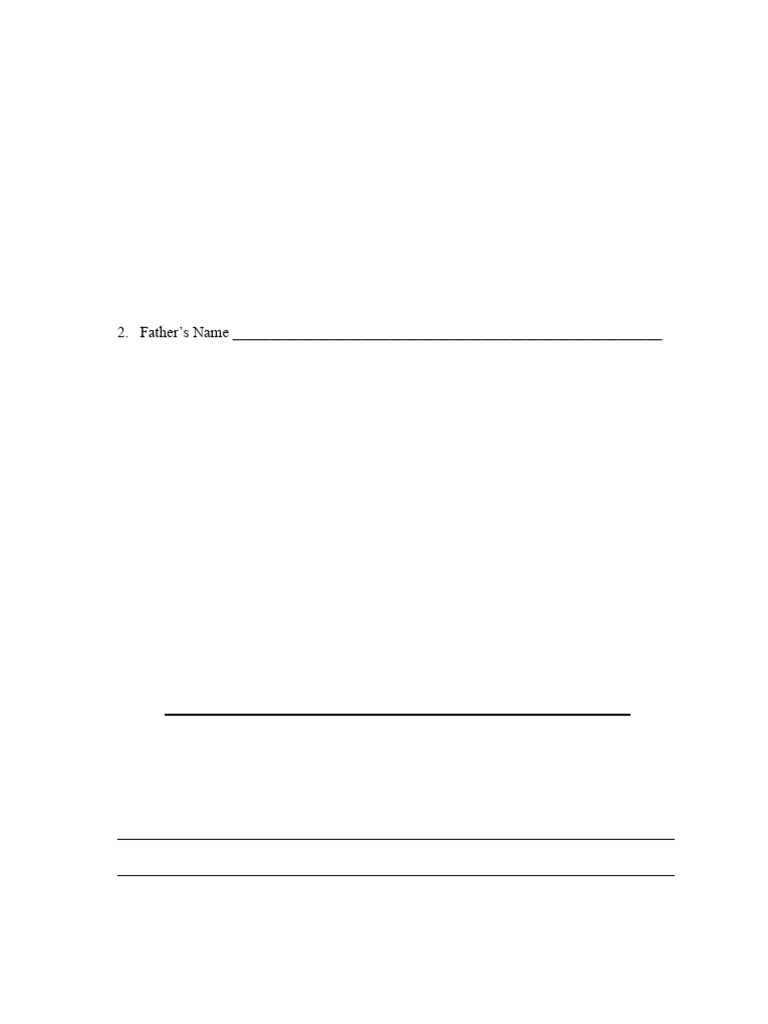 Migration Certificate Application Form | PDF
