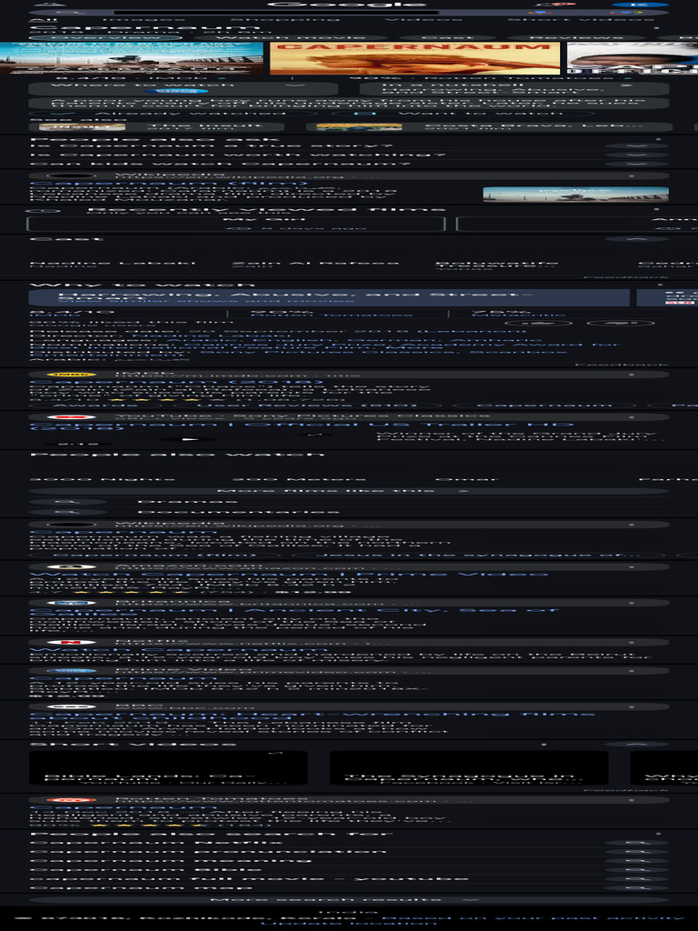 Capernaum - Google Search | PDF