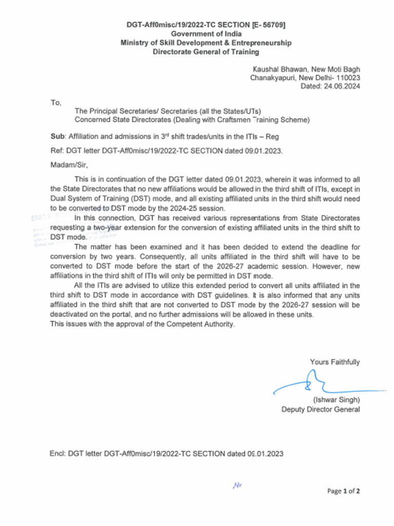 3rd Shift in DST Mode Order 24.06.2024 | PDF