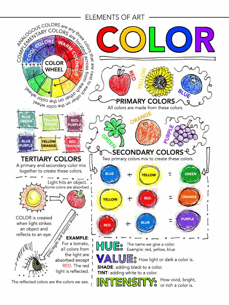 1 Color Worksheet | PDF