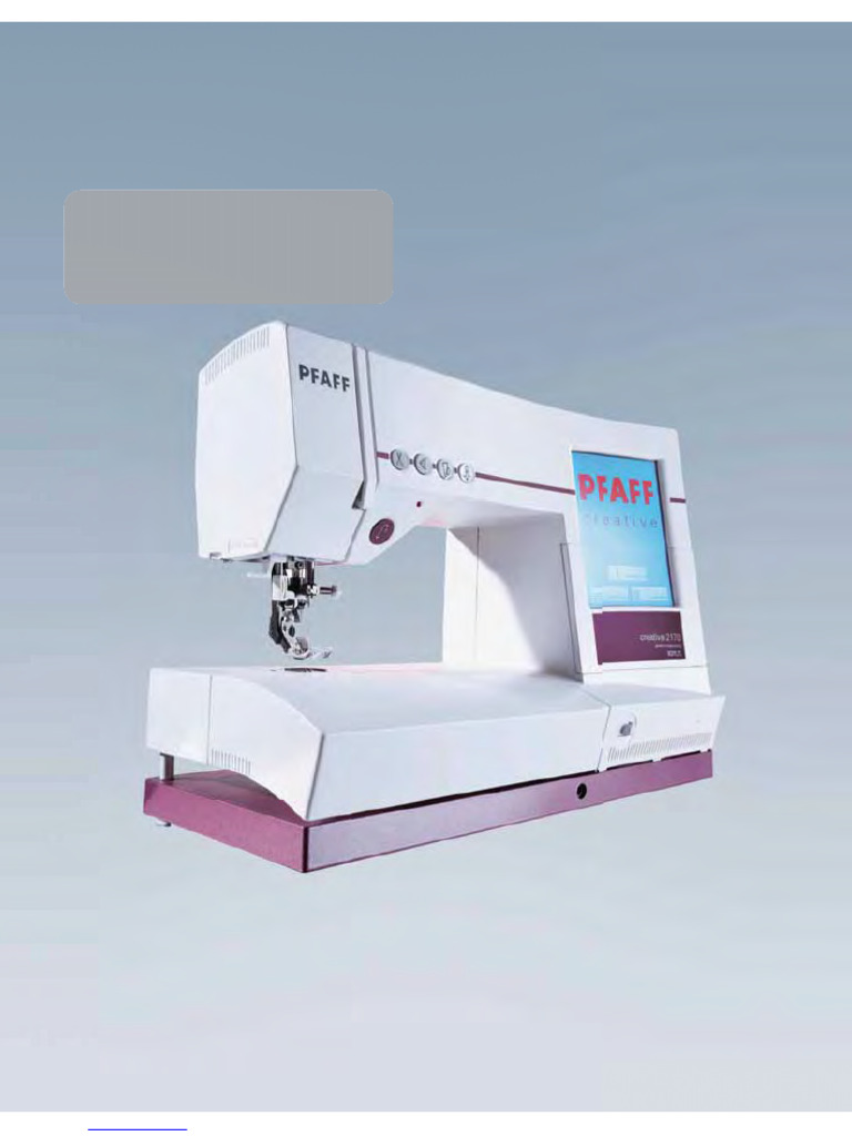 Creative 2170 Maintenance | PDF | Embroidery | Sewing Machine