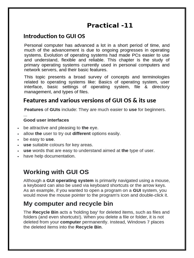 Prac 11 | PDF | Graphical User Interfaces | Icon (Computing)