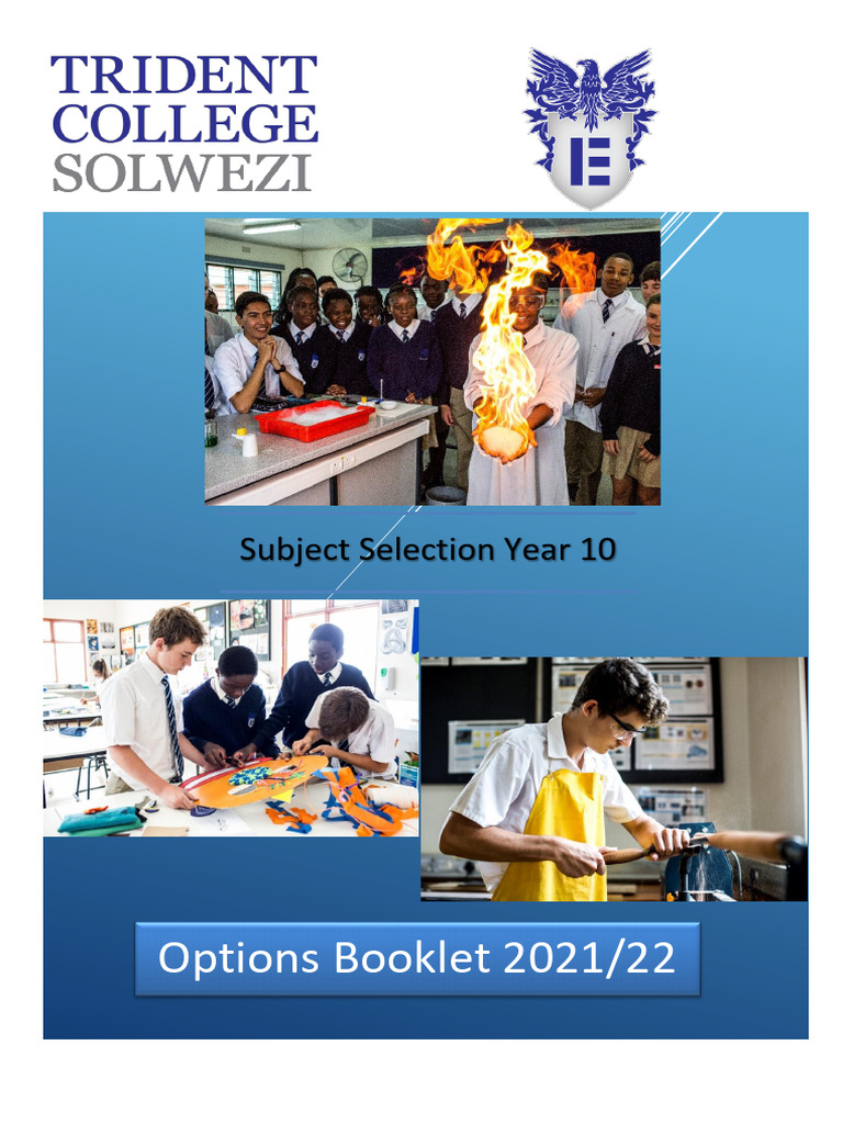 IGCSE Options Booklet 2021-2022 | PDF | Educational Technology | Physics