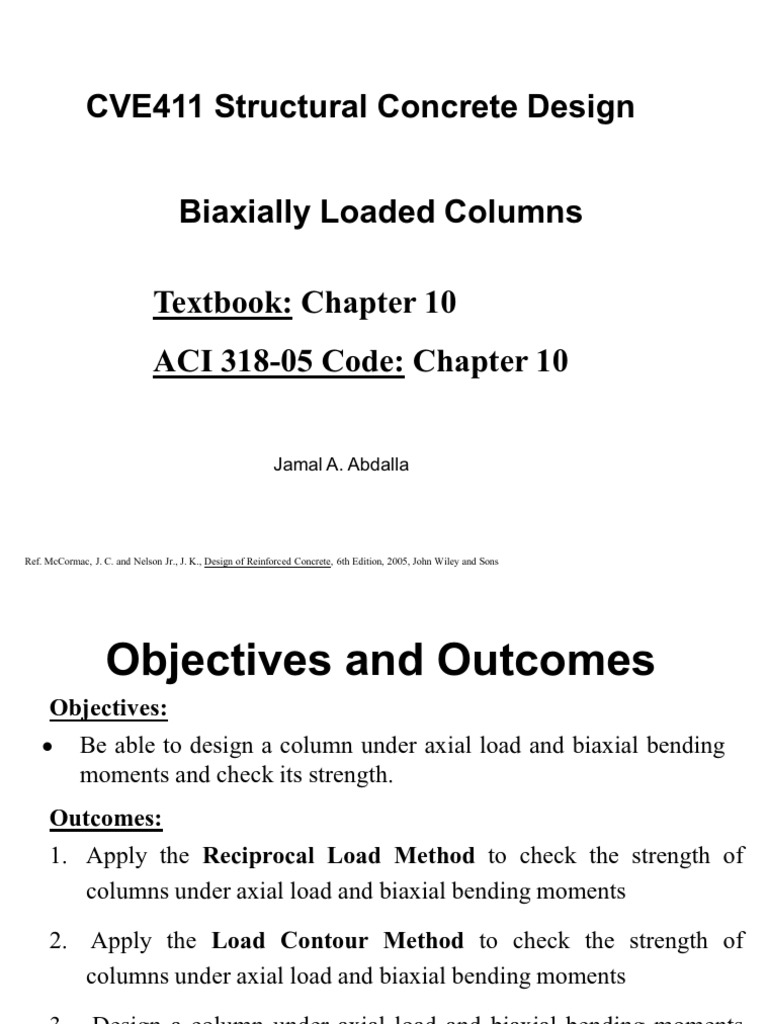 Biaxially Loaded Columns | PDF