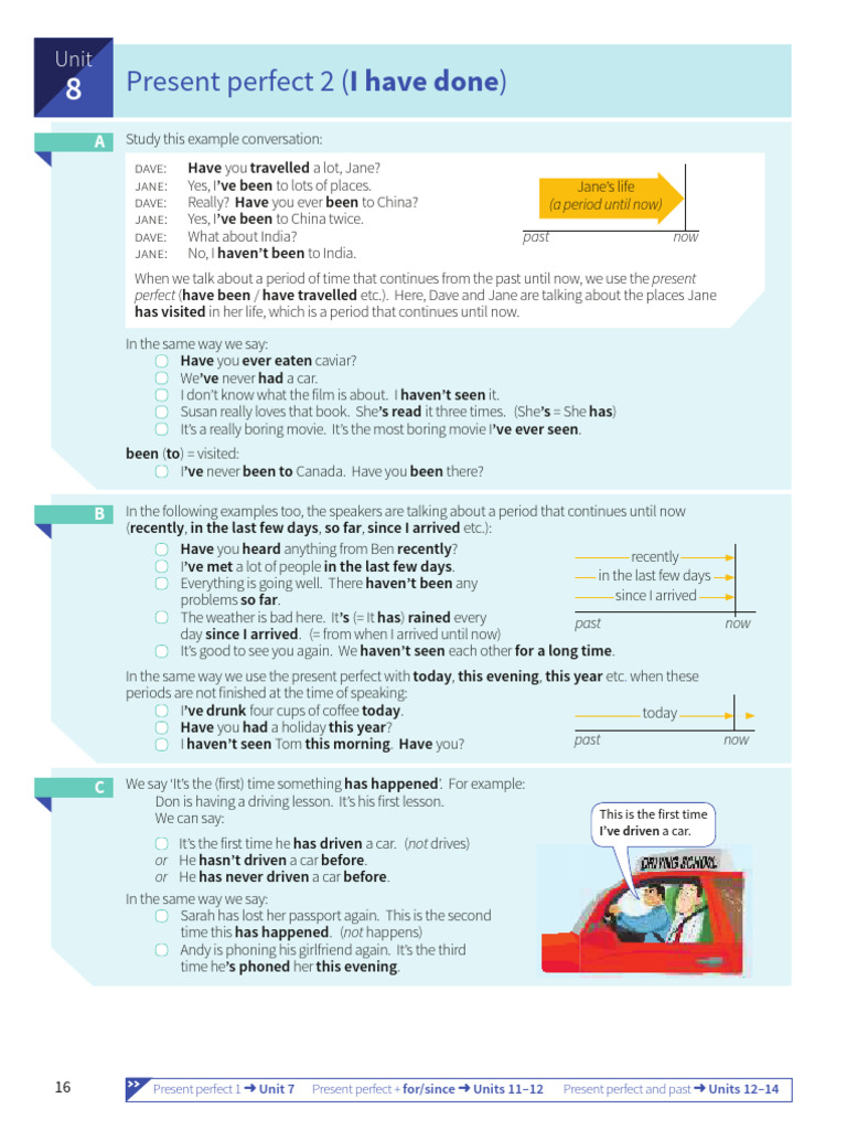 English Grammar: Present Perfect | PDF