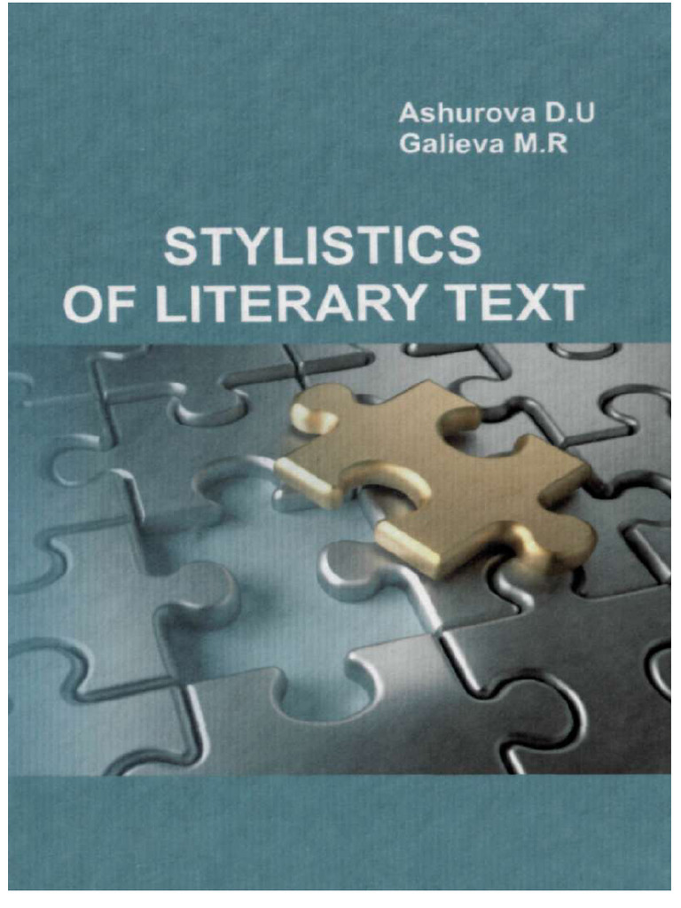 Stylistics of Literary Text | PDF