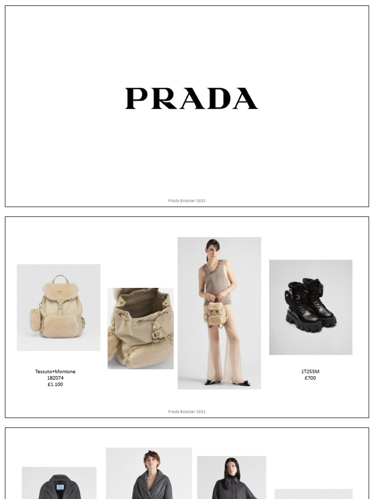 Prada Womens Lookbook OCT | PDF | Woven Fabrics | Animal Hair Products