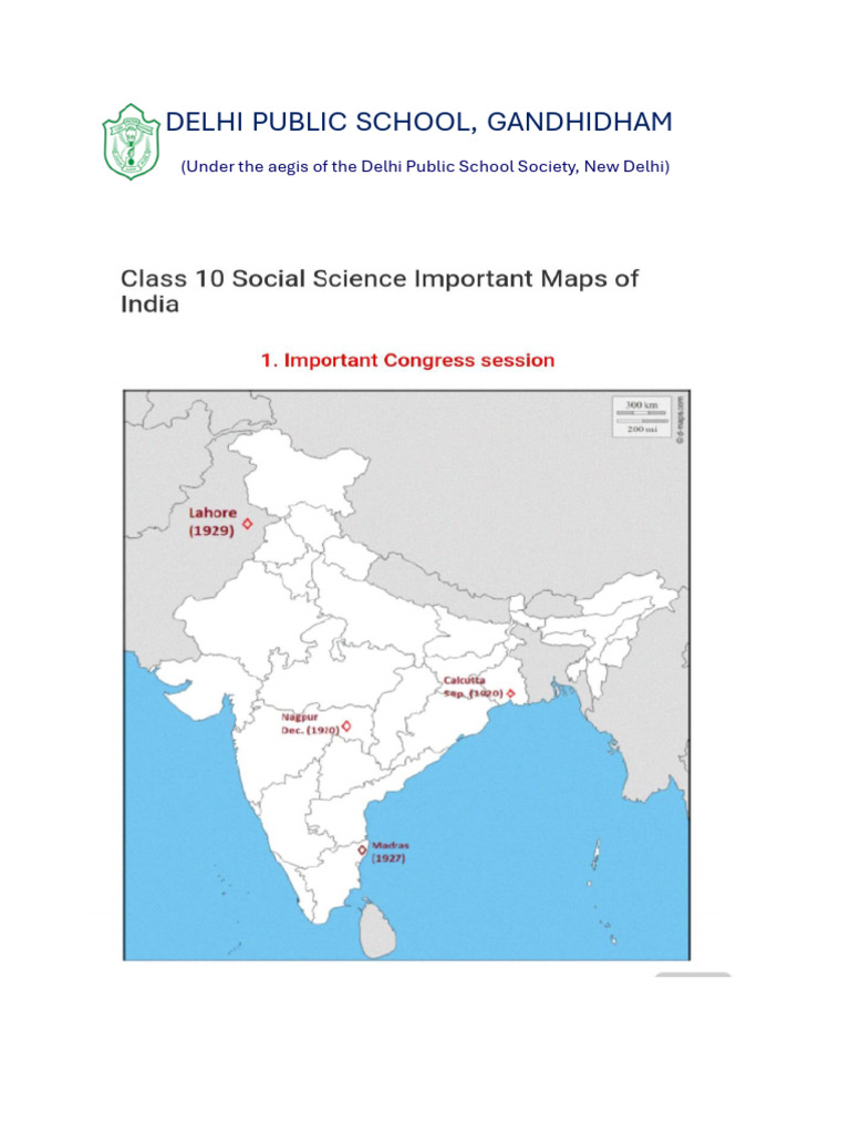Class X Map Work | PDF