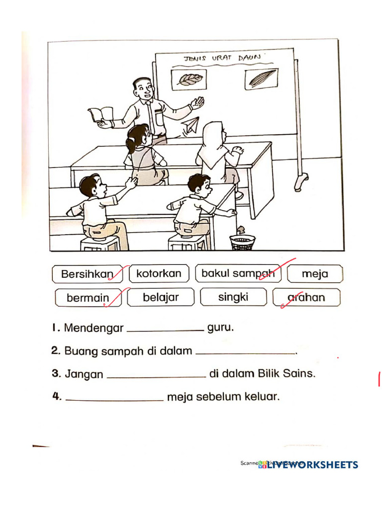 Peraturan Bilik Sains Tahun 2 | PDF