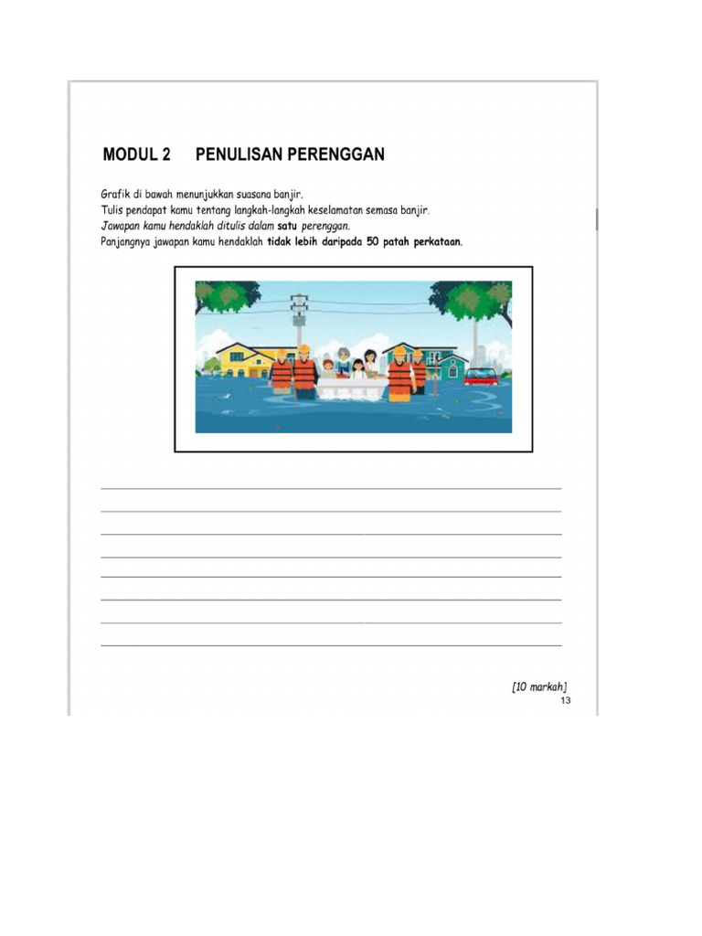 Latihan Penulisan Perenggan | PDF
